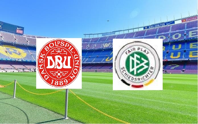 欧青U21 丹麦U21(中)vs德国U21 足球联赛