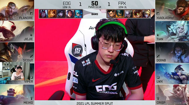 FPX击败EDG斩获常规赛第一！Letme一语道出真相：EDG不想赢