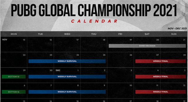 PGC21赛制赛程公布,积分赛重回主流,PCL赛区线上参赛