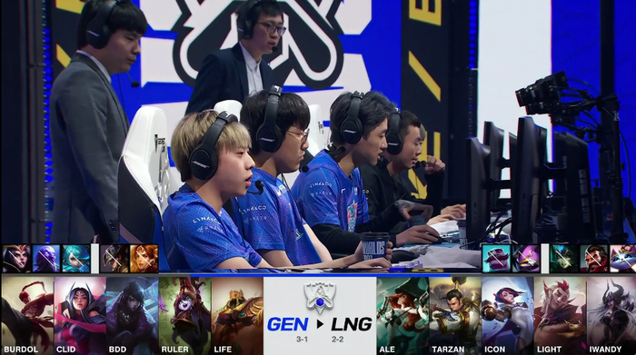 LNG惨遭TL碾压，好在随后成功复仇GENG！D组晋级名额天下大乱