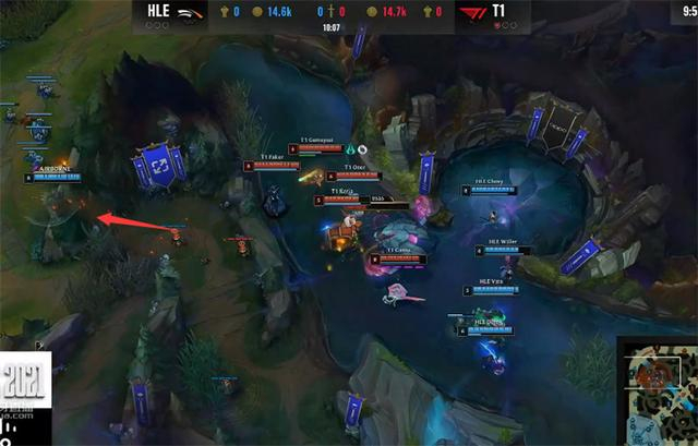 S11八强赛首战零封局，“世一中”被Faker完爆！BP头铁三连成败笔