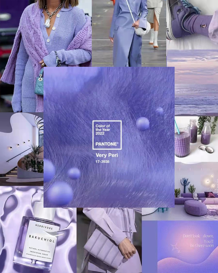 “蓝紫色”不愧是2022年度流行色，春天这样搭配，也太好看了吧