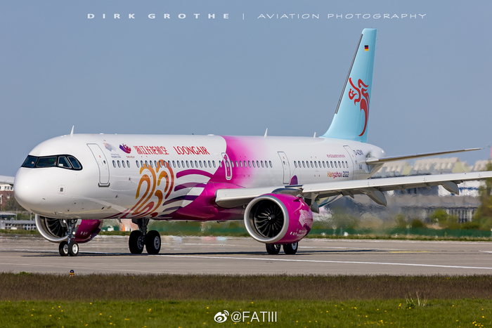 最新一架A321neo/B-329Q完成涂装在亮相……|涂装|长龙|亚运_新浪新闻