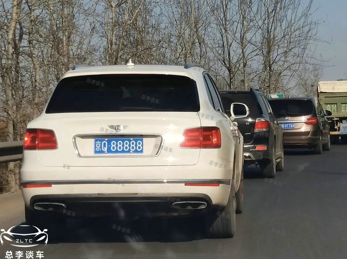 北京的88888车牌都在什么车上？