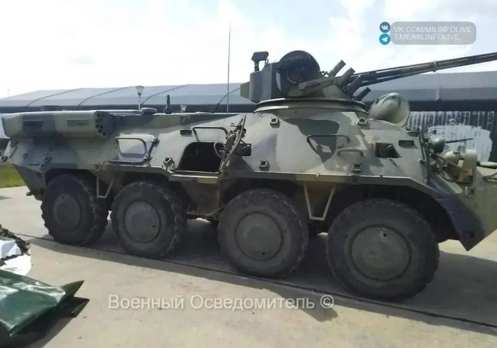 被拉到爱国者公园当展品的最强改进型，乌克兰BTR-3装甲车