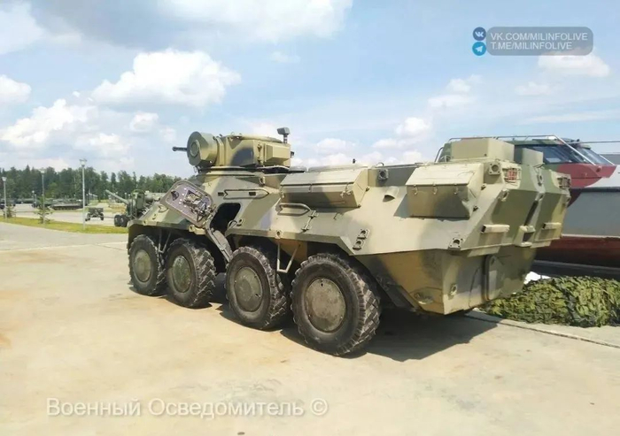 被拉到爱国者公园当展品的最强改进型，乌克兰BTR-3装甲车