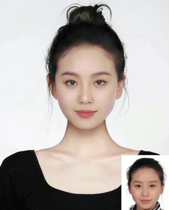 刘诗诗、刘亦菲证件照系列