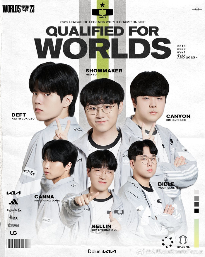 DK官推更新： Dplus KIA将成为首个连续5次晋级世界赛的LCK战队！|战队|晋级|世界_新浪新闻