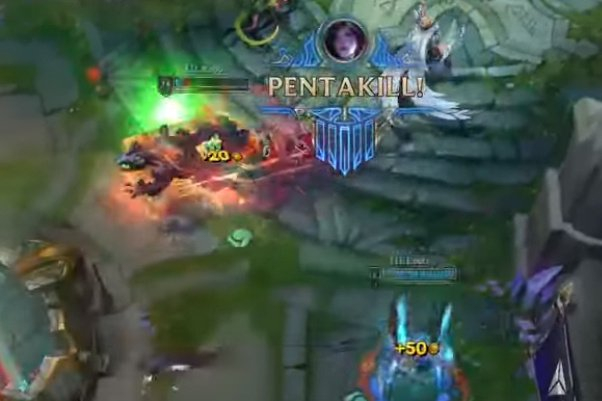 LLL Route卡莎虐泉五杀成功结束比赛 GAM毫无反手之力啊