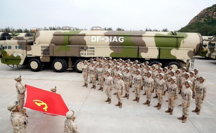 洲际导弹露真容！不是东风-41是东风-31AG!不到24小时公布高清图|东风|发射筒|洲际导弹