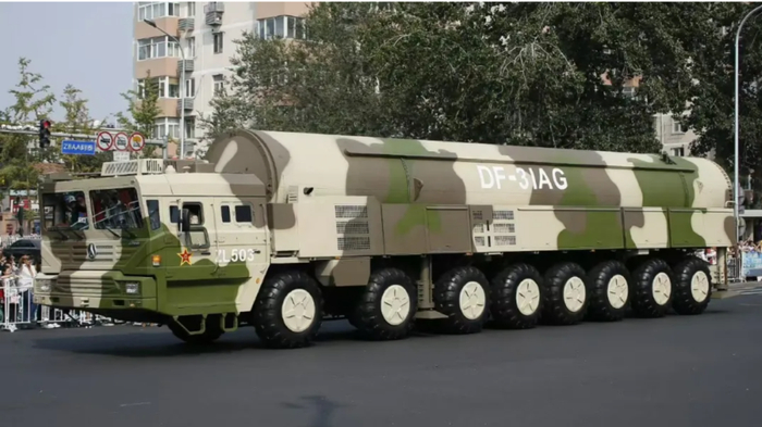 打了一发模拟弹头的东风-31AG，成冷战后全球射程最远的洲际导弹