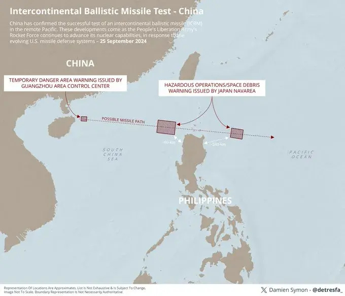 中国公布东风-31AG试射高清照片！日本破防了：都没事前通知我！