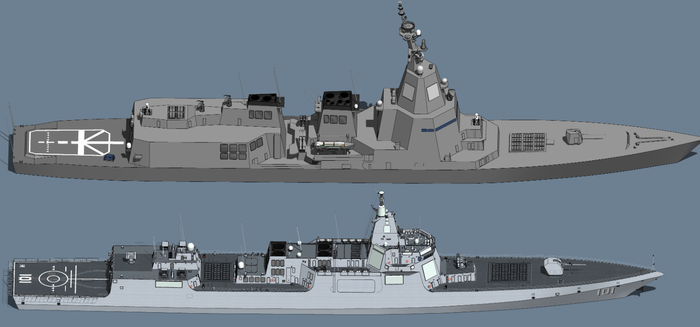 日版055开工，吨位超055大驱7000吨，实际水平如何？