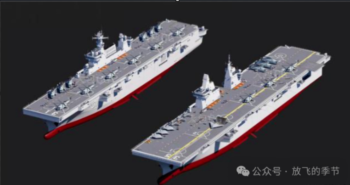 076型最新进展：双舰岛已安装完毕，全球唯一装备弹射器的攻击舰