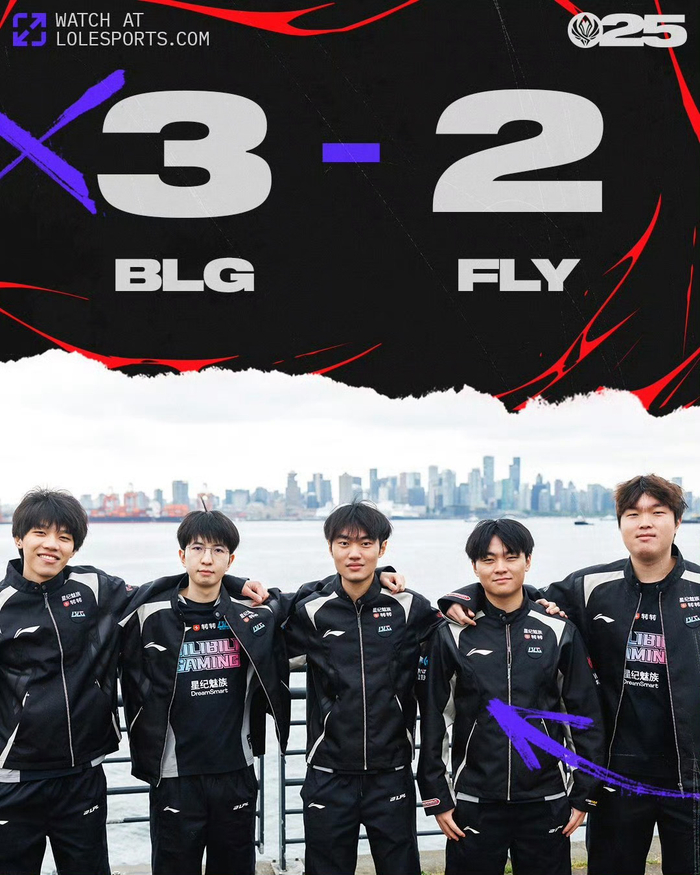 BLG鏖战五局险胜FLY晋级