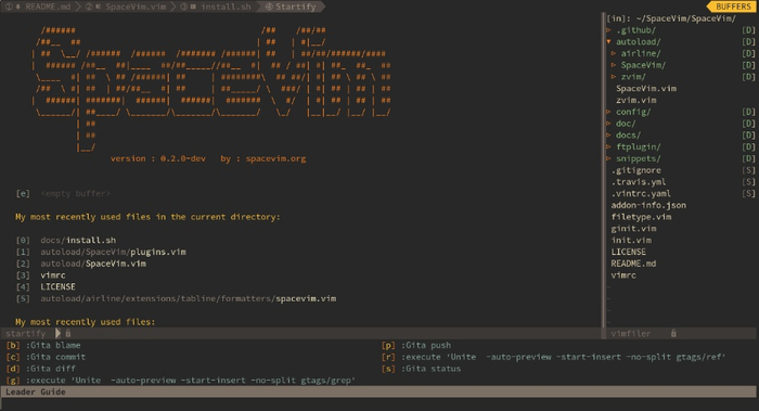 SpaceVim 使用指南