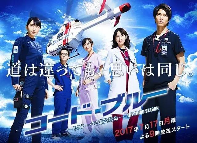 日剧春季档惨淡收场，《CODE BLUE 3》率9部新片拯救夏季档