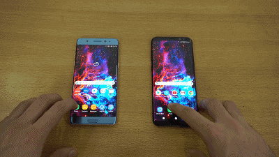 爆炸归来的三星Note7翻新机和S8Plus速度挑战：没毛病