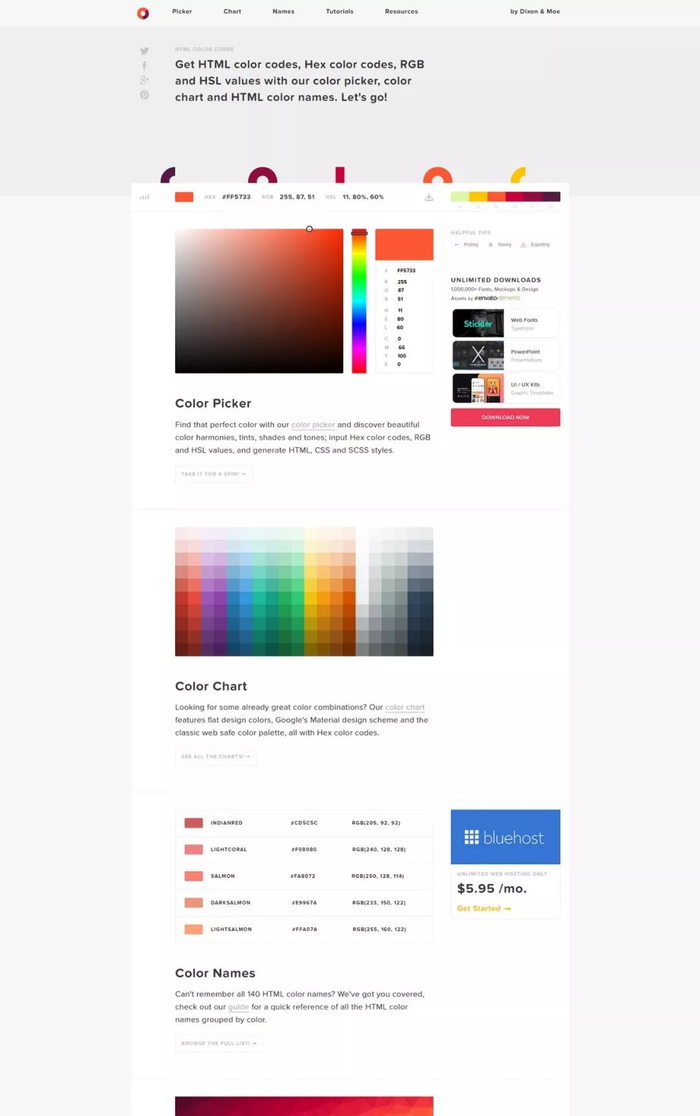 58个颜色网站，设计师必备指南|调色板|渐变|设计师_新浪新闻