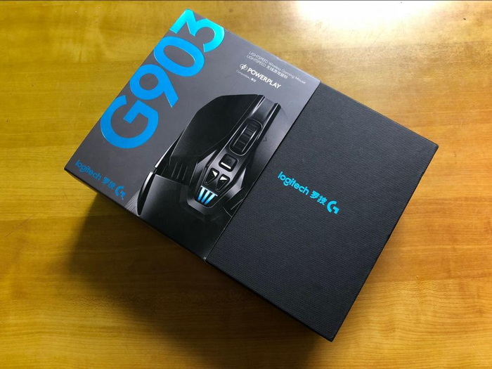 罗技无线游戏鼠标G903 RGB开箱体验