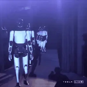 特斯拉发布会上惊艳的人形机器人，原来是真人远程遥控的？(含视频)|埃隆·马斯克|特斯拉cybercab|马斯克|人类|操作者_手机新浪网