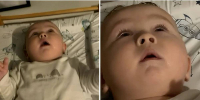 男婴开口第一句话竟是“好吧兄弟” 父母吓懵_手机新浪网