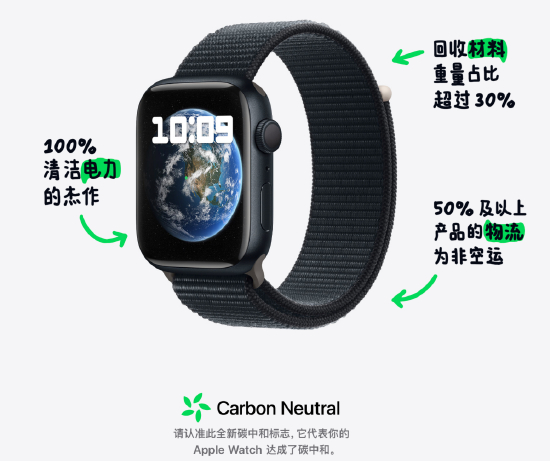 ESG观察|Apple Watch 系列中首次推出碳中和产品_手机新浪网
