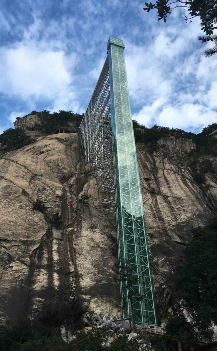 国内景区里的8大观光电梯，不失为新的风景线