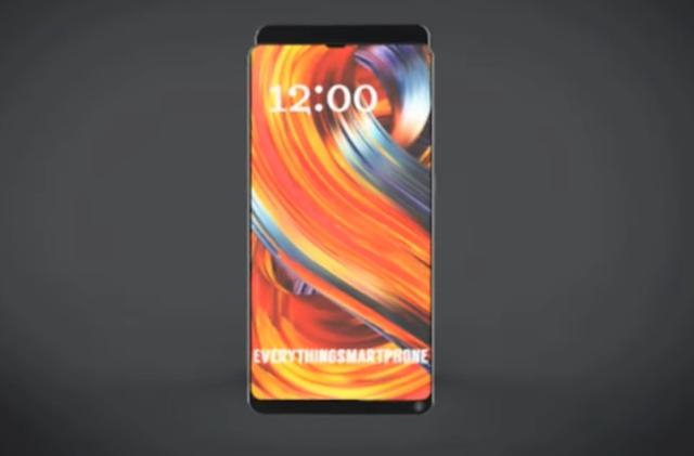 小米MiX 3渲染图曝光：前置摄像头在底部 后置指纹识别__财经头条__新浪财经