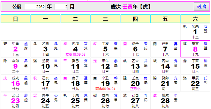 为什么2262年会有两个春节？