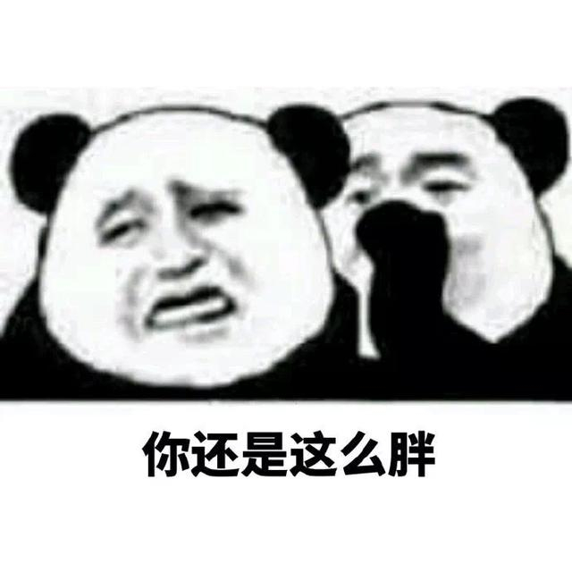 搞笑图片：熊猫头说悄悄话表情包