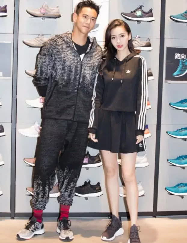 168cm的杨颖和182cm的彭于晏站在一起，腿长得一样长？