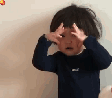 搞笑图片：我瞎了，看不见