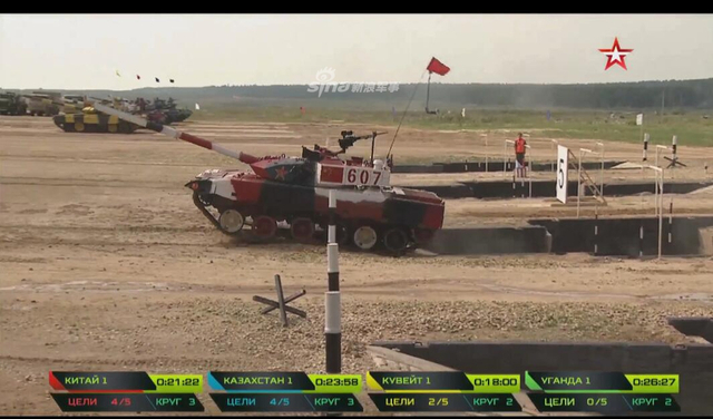 坦克开成SUV！中国96B坦克最高时速71公里小组夺魁_新浪图片