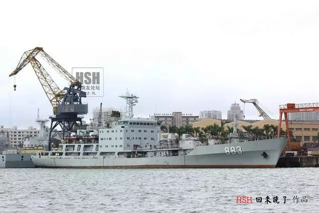 后勤功臣的告别式！我军904系列补给舰或无用武之地_新浪图片
