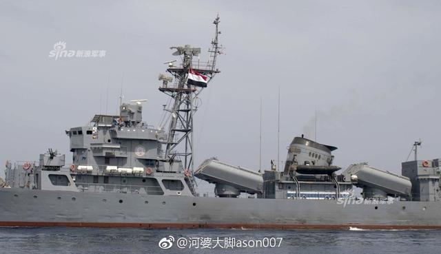 不来换艘056？埃及053H3舰地中海猛追美军伯克舰_新浪图片