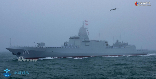 055大驱将加入航母编队 仍需054A改进型担负反潜任务_手机新浪网