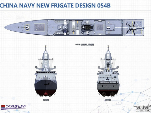 全电推进32垂发？我军054B护卫舰CG照神似055_新浪图片