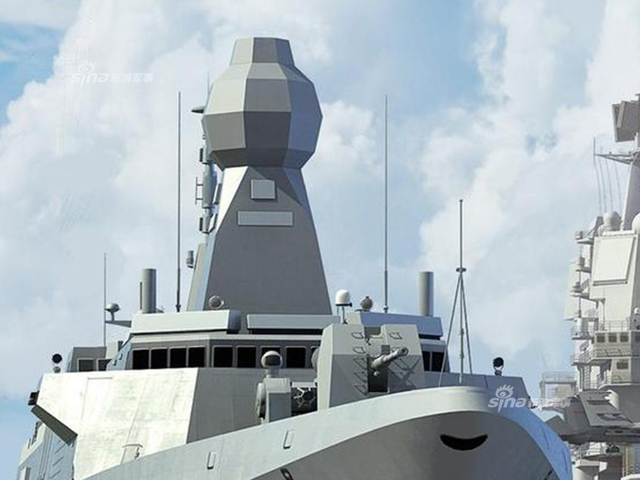 全电推进32垂发？我军054B护卫舰CG照神似055_新浪图片