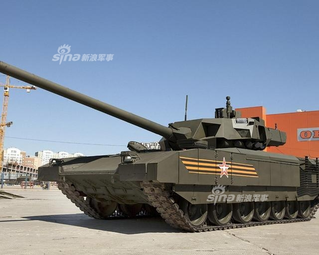 俄T14坦克性能如何？炮塔防护仅为薄板火力与99A同级_手机新浪网