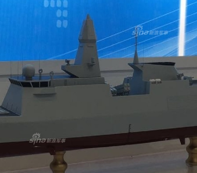 全电推进32垂发？我军054B护卫舰CG照神似055_新浪图片