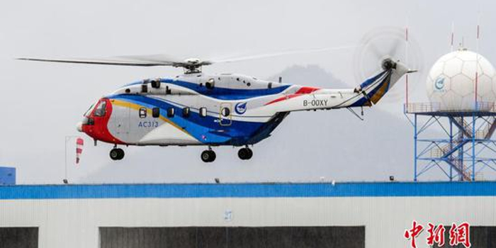国产AC313直升机在大雨中试飞成功 风险性极高(图)_手机新浪网