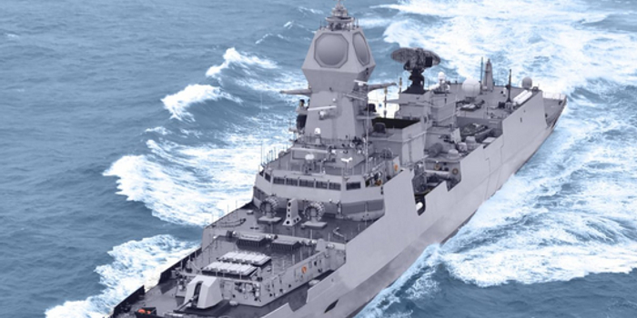 印度海军宣布首艘P15B驱逐舰正式服役 已下水6年_手机新浪网