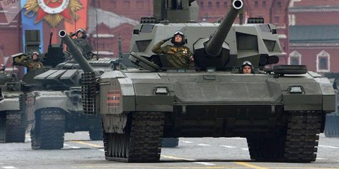 印度采购俄T14坦克疑似简化版 单价仅是中国VT4一半_手机新浪网