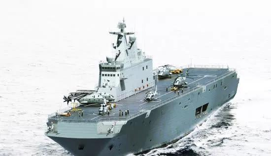 中国舰艇或将出口俄罗斯 054AE和两栖攻击舰是首选_手机新浪网