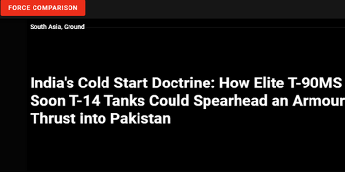 印度在印巴边境部署T90SM 美媒：巴军VT4难与之匹敌_手机新浪网