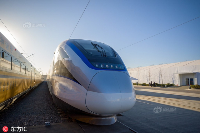 复兴号家族神秘新成员首次集体亮相_新浪图片