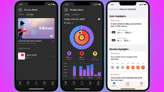 VR健身工具Oculus Move正式支持Apple Health App__财经头条__新浪财经