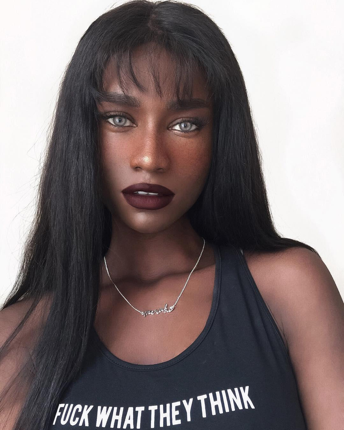 黑皮肤女孩Melvnin Bee告诉你，美跟白不白真的没关