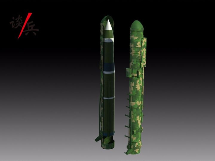 中国东风41导弹真容初露！搭载10枚核弹头，可打击地球任何地方!!!